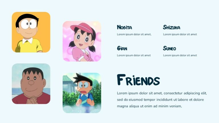 Free Doraemon PowerPoint Template and Google Slides Themes