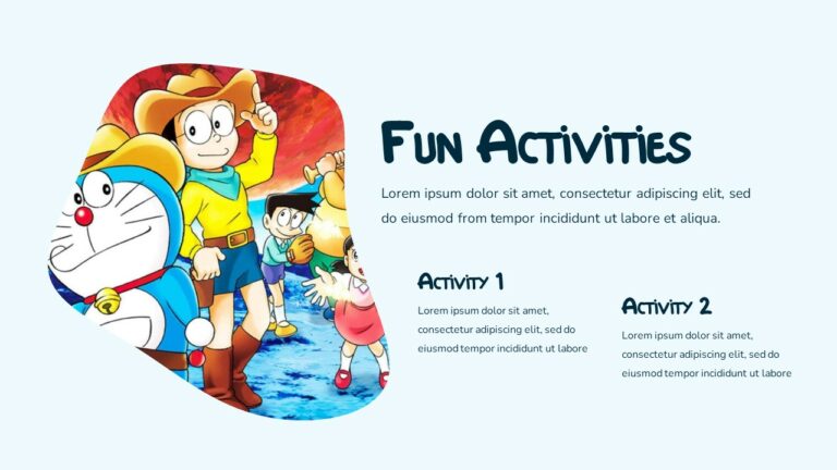 Free Doraemon PowerPoint Template and Google Slides Themes