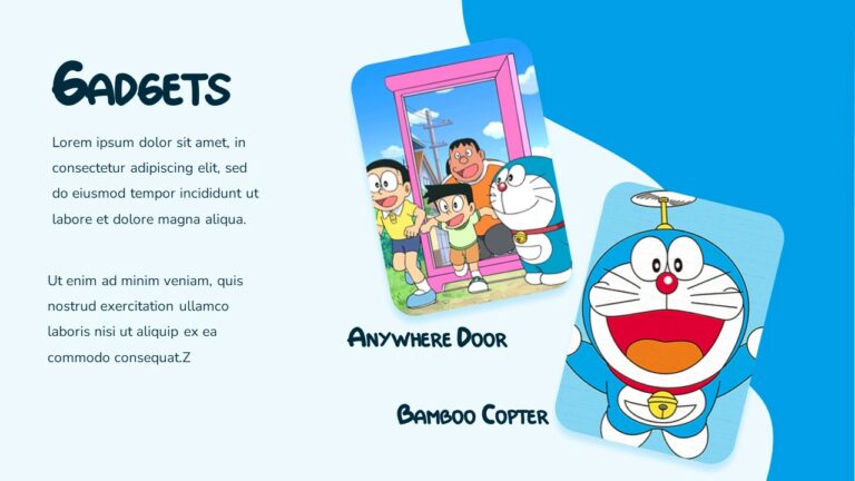 Free Doraemon PowerPoint Template and Google Slides Themes