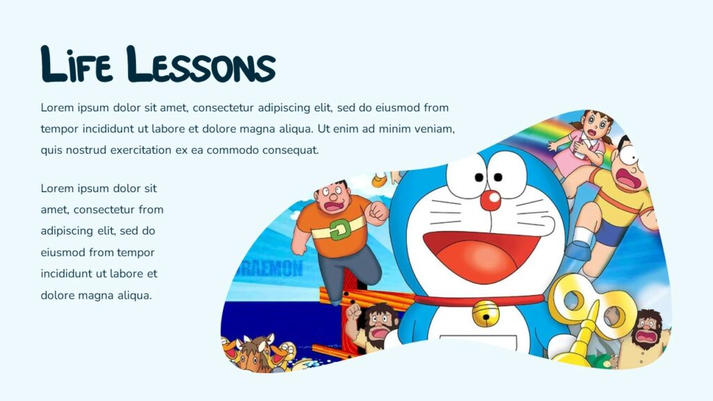 Free Doraemon PowerPoint Template and Google Slides Themes