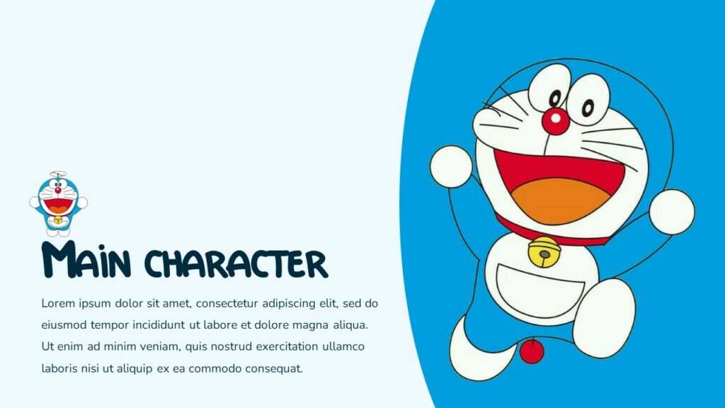 Free Doraemon PowerPoint Template and Google Slides Themes
