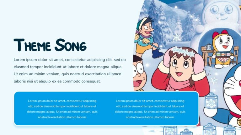 Free Doraemon PowerPoint Template and Google Slides Themes