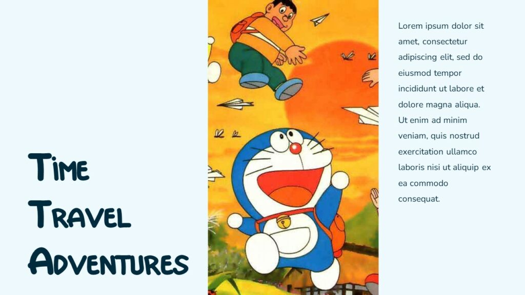 Free Doraemon PowerPoint Template and Google Slides Themes