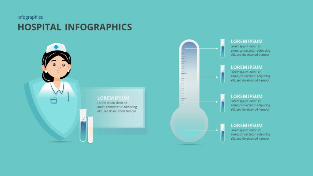 Free Hospital Infographic Template PowerPoint and Google Slides