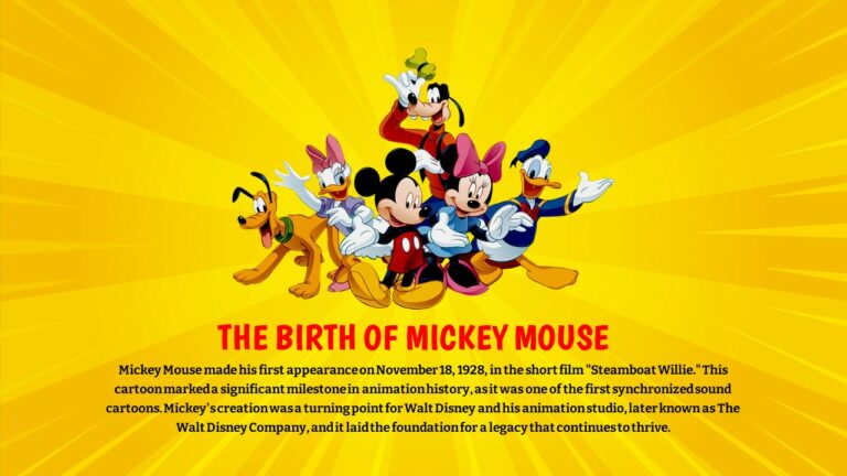 Free Mickey Mouse PowerPoint Template & Google Slides Themes