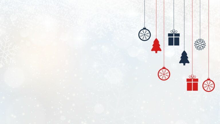 Free Christmas Decoration Background PPT & Google Slides