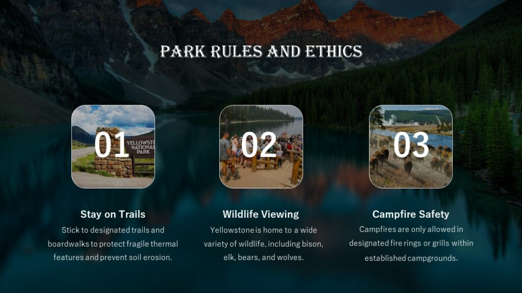 Free Yellowstone National Park PowerPoint Template & Google Slides