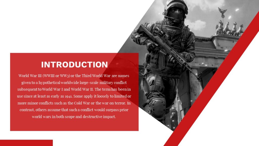 Free World War III Template PowerPoint & Google Slides