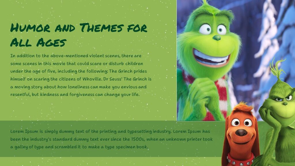 Free The Grinch Movie Template PowerPoint & Google Slides