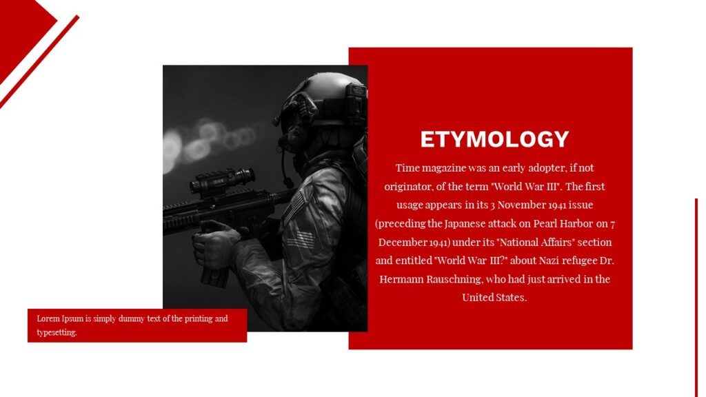 Free World War III Template PowerPoint & Google Slides