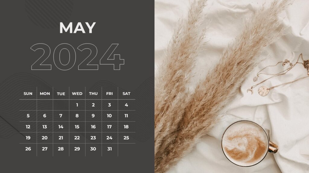 Free Simple 2024 Calendar Template PowerPoint & Google Slides