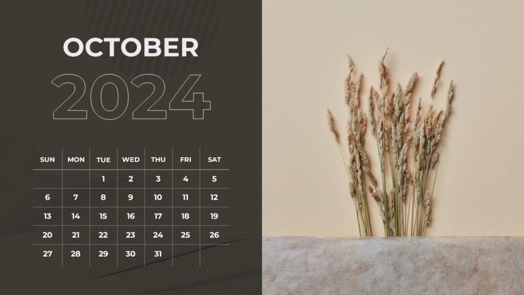Free Simple 2024 Calendar Template PowerPoint & Google Slides