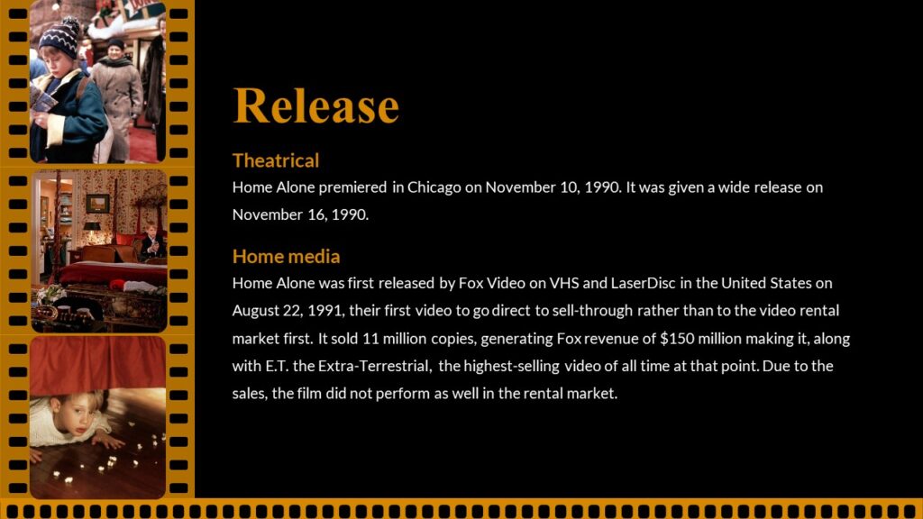 Free Home Alone Movie Template PowerPoint & Google Slides