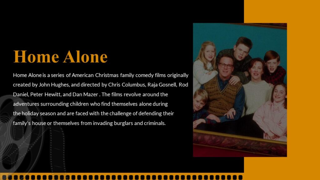 Free Home Alone Movie Template PowerPoint & Google Slides