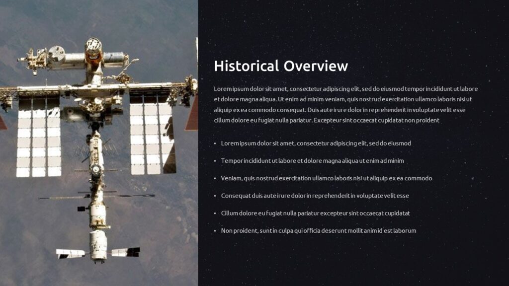 Free International Space Station Template PPT & Google Slides