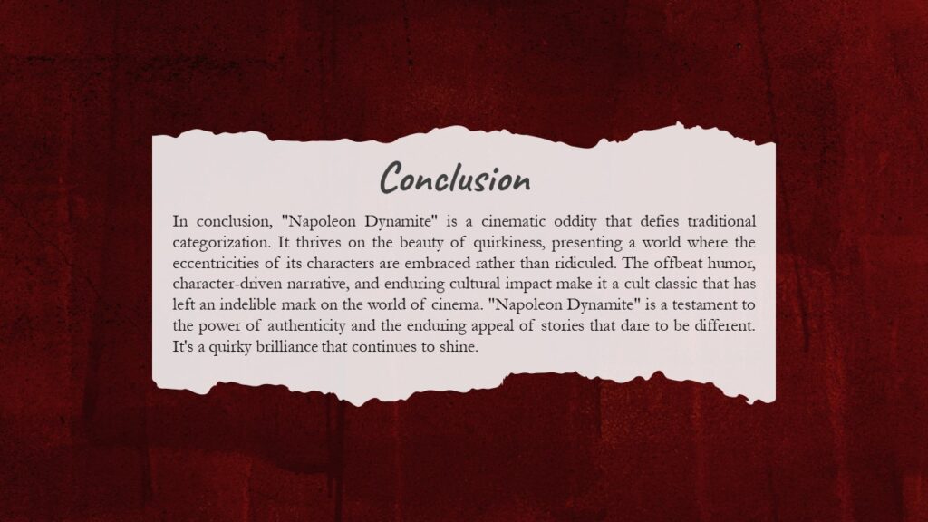 Free Napoleon Dynamite Movie Template PowerPoint & Google Slides