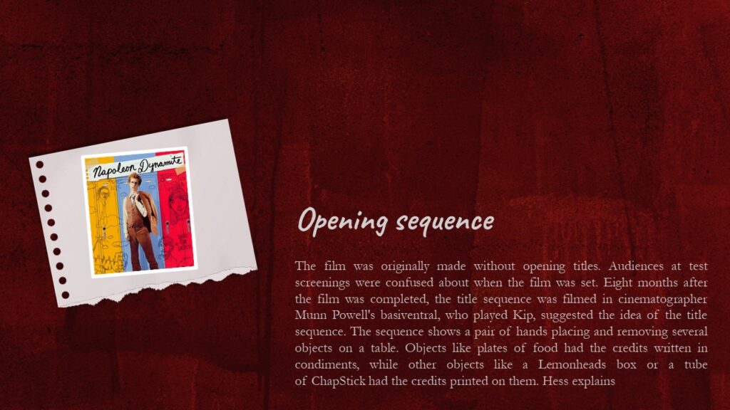 Free Napoleon Dynamite Movie Template PowerPoint & Google Slides