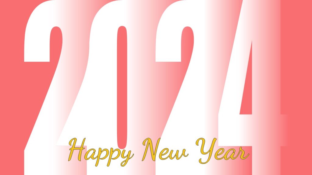Free Happy New Year 2024 PPT Template & Google Slides