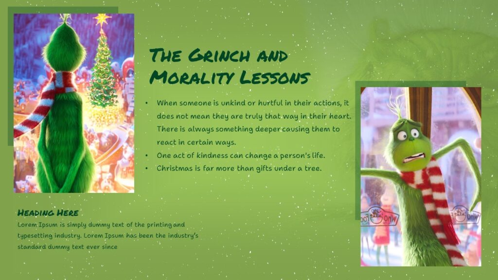 Free The Grinch Movie Template PowerPoint & Google Slides