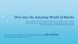 Free Animated Shark Google Slides and PowerPoint Template