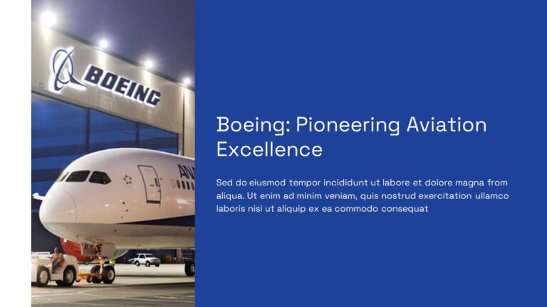 Free Boeing Corporate PPT Template & Google Slides