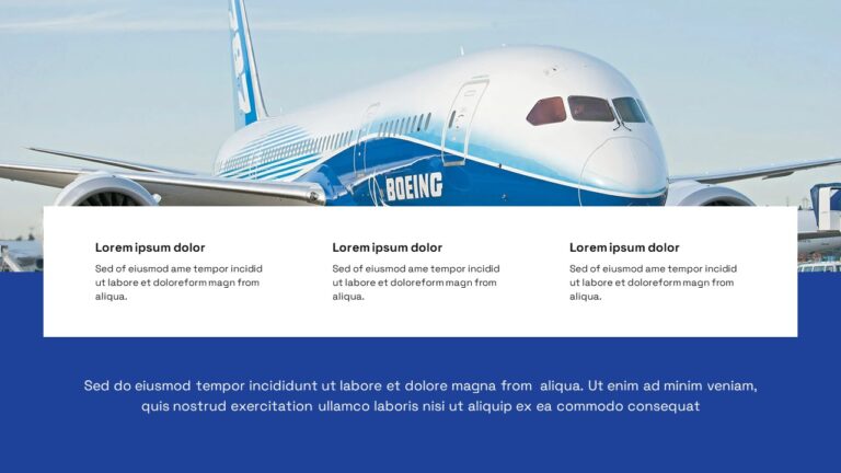 Free Boeing Corporate PPT Template & Google Slides