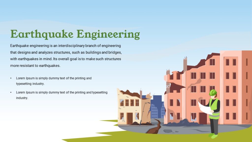 Free Earthquake PowerPoint Presentation theme & Google Slides