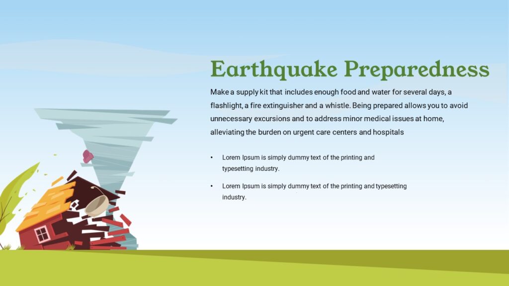 Free Earthquake PowerPoint Presentation theme & Google Slides