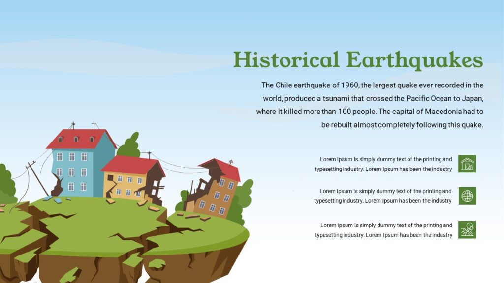 Free Earthquake PowerPoint Presentation theme & Google Slides