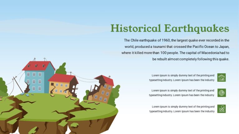 Free Earthquake PowerPoint Presentation theme & Google Slides