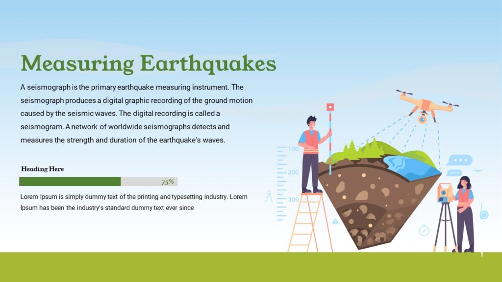 Free Earthquake PowerPoint Presentation theme & Google Slides