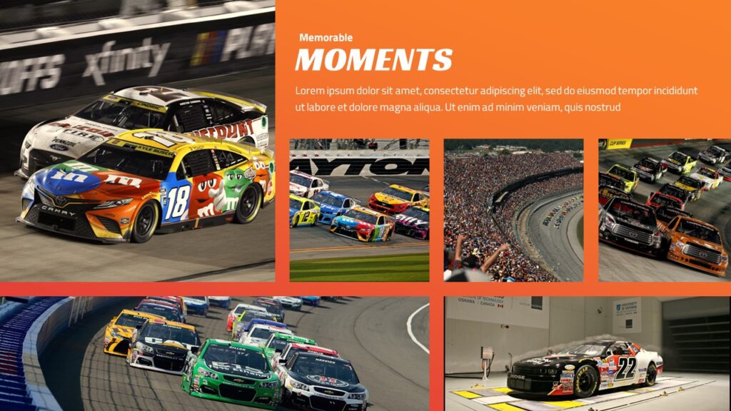 Free Nascar PowerPoint Template & Google Slides