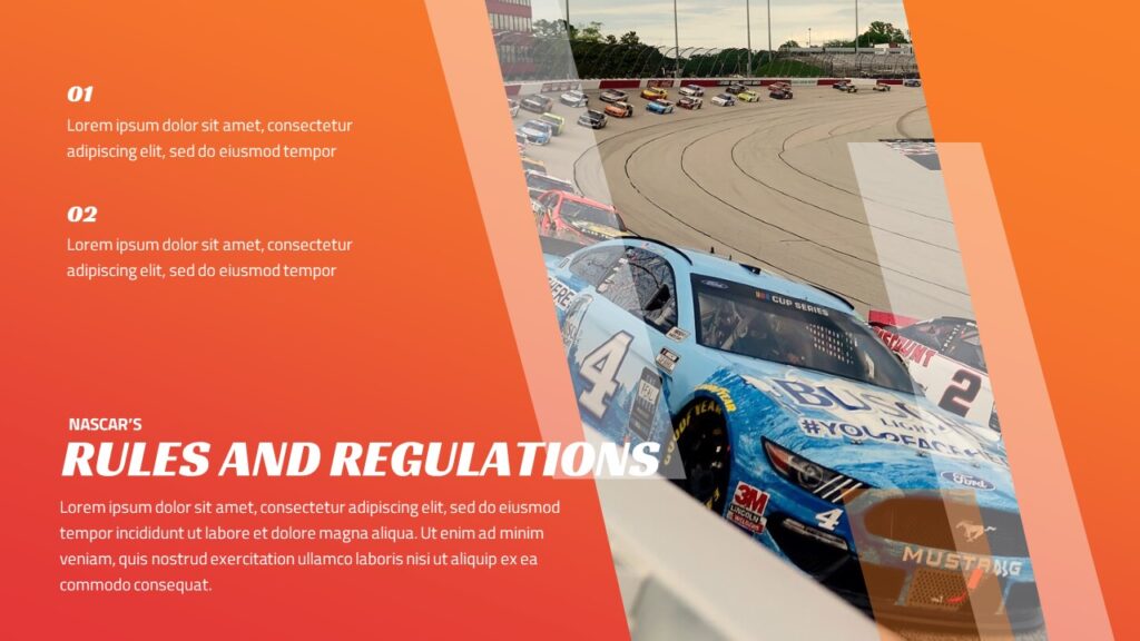 Free Nascar PowerPoint Template & Google Slides
