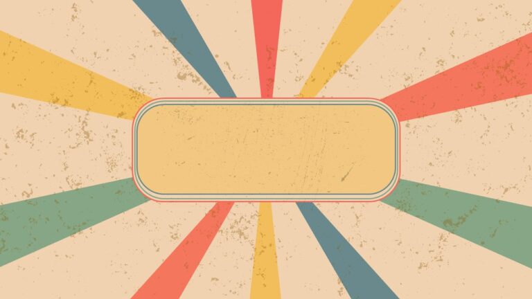 Free Retro Background Google Slides & PowerPoint