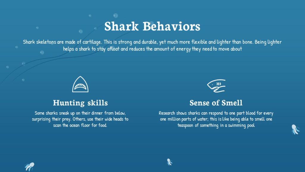 Free Animated Shark Google Slides and PowerPoint Template