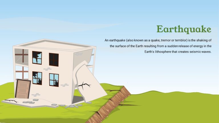 Free Earthquake PowerPoint Presentation theme & Google Slides