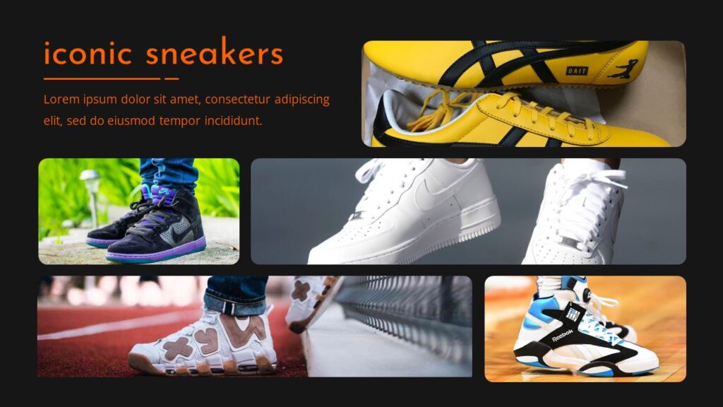 Free Sneakers Shop Pitch Deck Template PPT & Google Slides