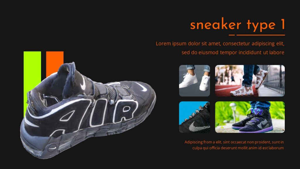 Free Sneakers Shop Pitch Deck Template PPT & Google Slides