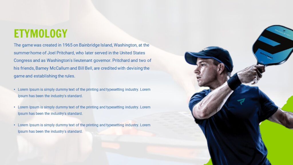 Free Pickleball Google Slides & PowerPoint Template