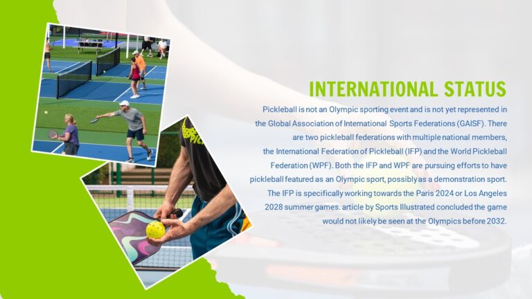 Free Pickleball Google Slides & PowerPoint Template