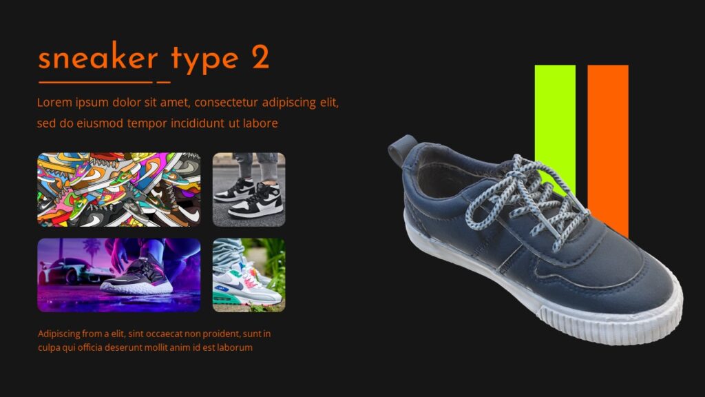 Free Sneakers Shop Pitch Deck Template PPT & Google Slides