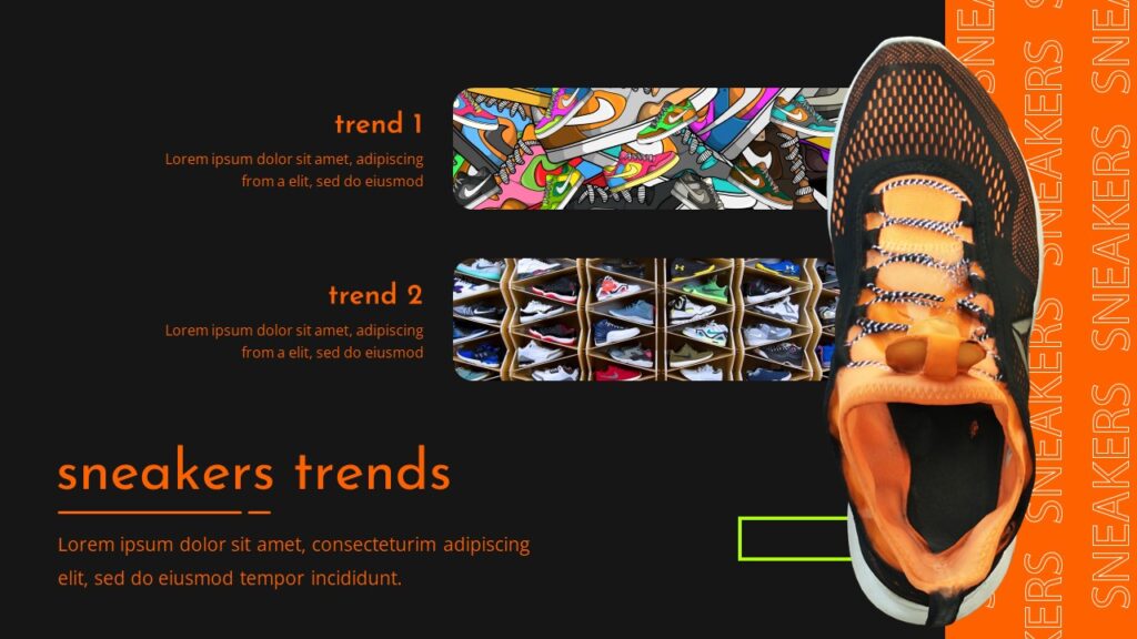 Free Sneakers Shop Pitch Deck Template PPT & Google Slides