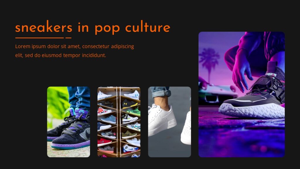 Free Sneakers Shop Pitch Deck Template PPT & Google Slides