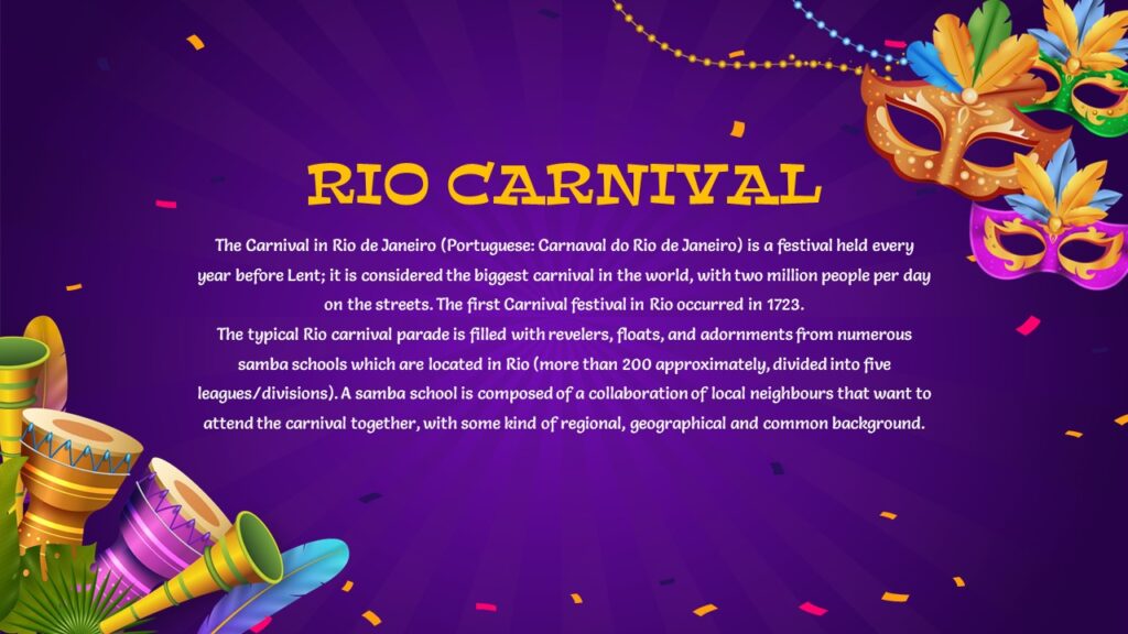 Free Rio de Janeiro Carnival Template | Free Google Slides & PPT