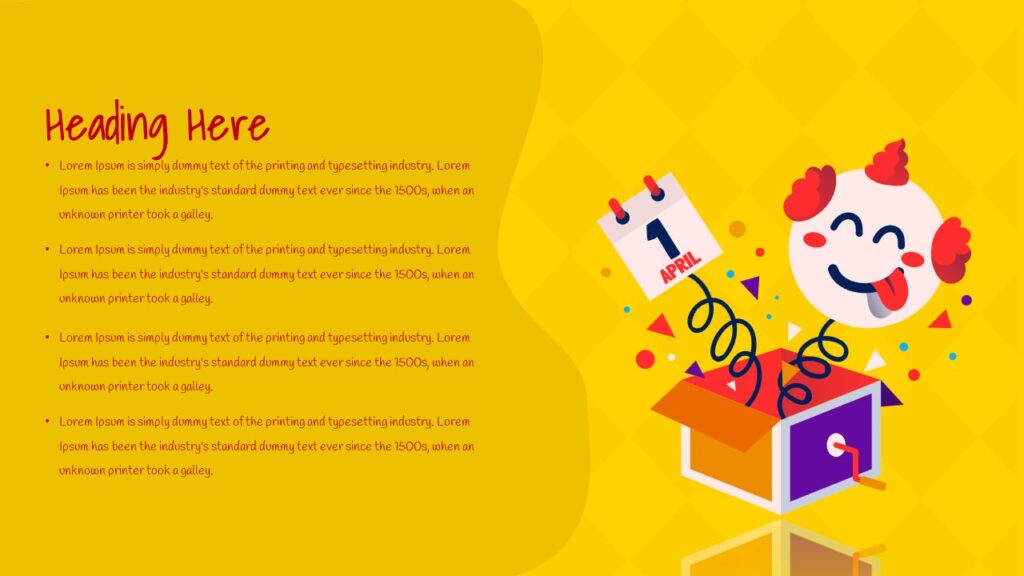 Free April Fools PowerPoint Template and Google Slides Theme