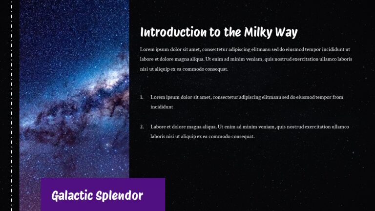 Free Milky Way Galaxy Template – PowerPoint & Google Slides