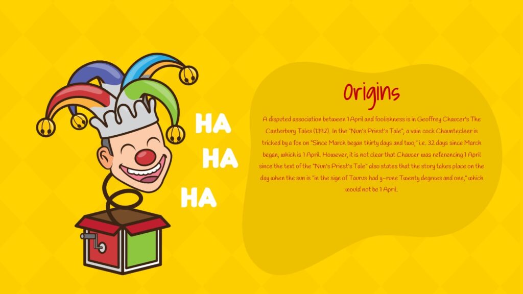 Free April Fools PowerPoint Template and Google Slides Theme