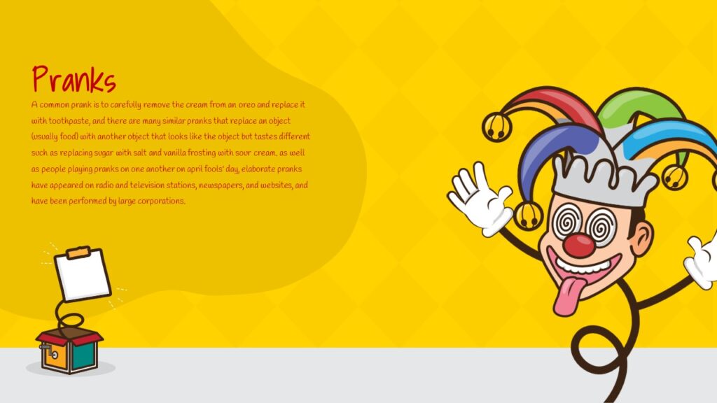 Free April Fools PowerPoint Template and Google Slides Theme
