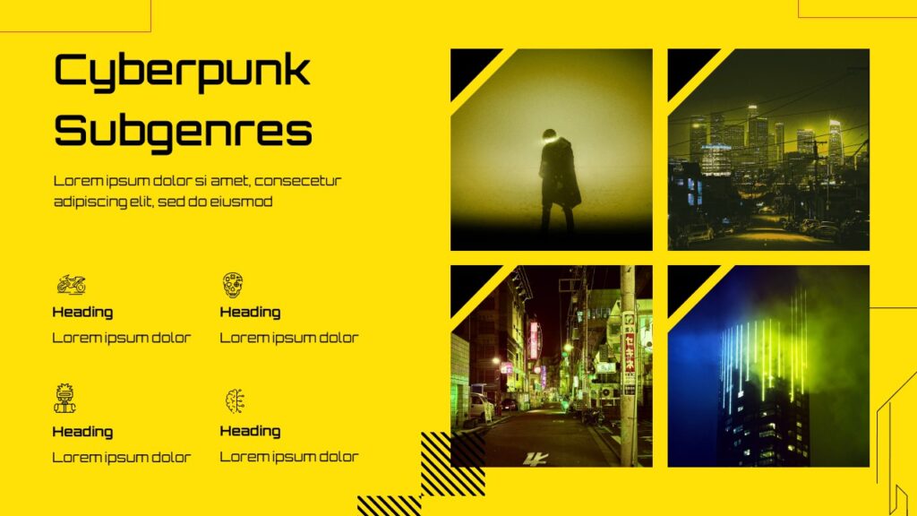 Free Cyberpunk Google Slides & PowerPoint Templates