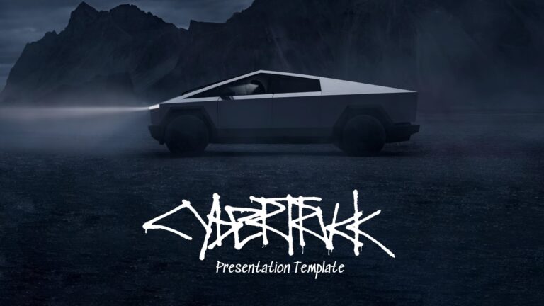 Free Tesla Cybertruck Template for PowerPoint And Google Slides